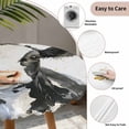 Black White Cow Round Tablecloth for 45-54 Inch Tables,Fitted Table ...