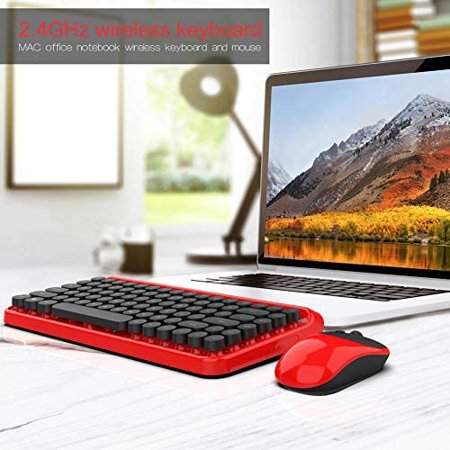 Keyboard and Mouse Combo, 2.4G Wireless Keyboard Mouse Kit, for ...