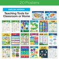 Global Printed Products Educational Kids Posters Set of 20 Bilingual ...