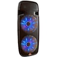 Adkins Pro 6000W Lighted Powered Dual DJ System with Bluetooth ...