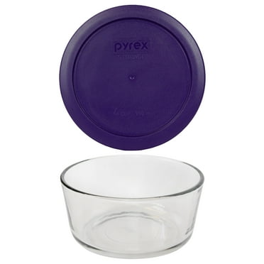 Pyrex Ultimate OV-7201 Round White Silicone and Glass No Leak Storage ...