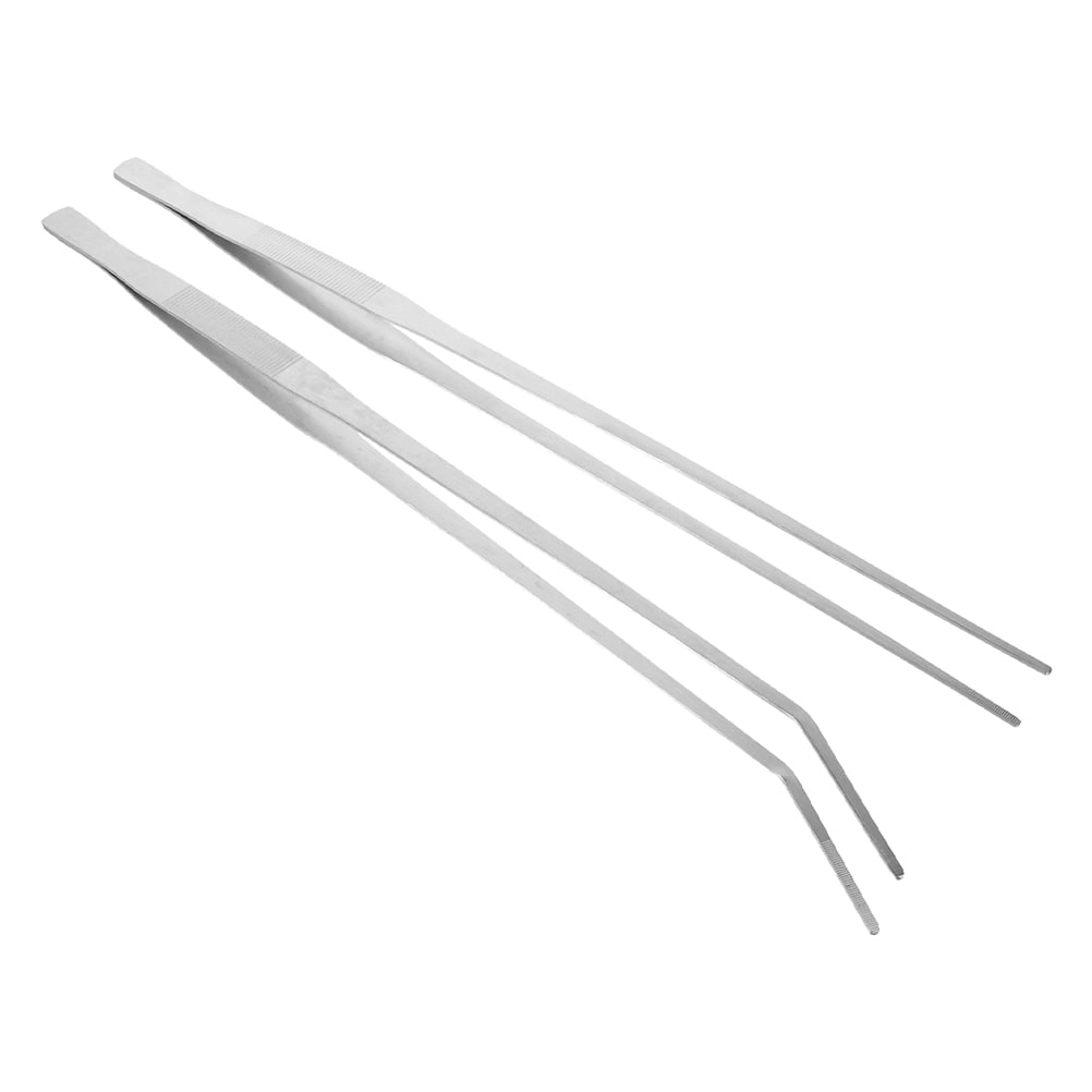 Click here for Kakowely Flat Tipped Tweezers 2pcs Long Aquarium T... prices