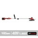 Hyper Tough 40V MAX Cordless 13-Inch String Trimmer & Wheeled Edger ...