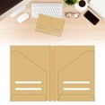 BNNG Pocket Presentation Paper File Folders A4 Letter Size Brown Black ...
