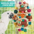 ZeenArt Bird Parrot Toys, Natural Corn Cob Bird Chew Toys for African ...