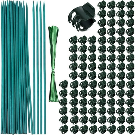 100 Pieces Orchid Clips Plastic Garden Plant Clips with 30 Pieces ...