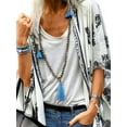 VSNOW Women's Boho Summer Cardigan, Loose, Polyester, Open Front for ...