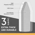 "KINGRACK Heavy Duty Ironing Board Cover, Heat Resistant, 13""x43 ...