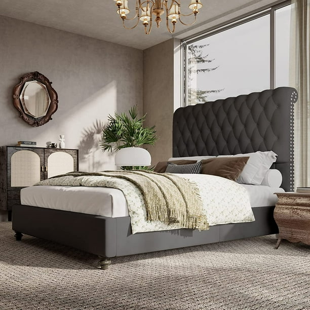 Queen Platform Bed Rails