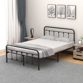 Caroline Complete Metal Daybed with Link Spring Support Frame and Pop ...