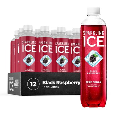 Sparkling Ice +Caffeine Variety Pack- Raspberry, Strawberry, Citrus ...