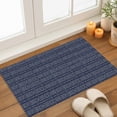 Black White Pixels Door Mat Modern Contemporary Abstract Boho Non Slip ...