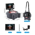 Sewer Camera with 512Hz Locator, 100ft Snake Self-Leveling Camera, 9 ...