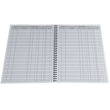 Skyline Financial Business Record Ledger Book for Small Check Finance ...