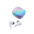 onn. True Wireless In-Ear Earbuds with Charging Case, Iridescent Print ...