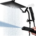 All Metal Rain Shower Head with Handheld Built-in Power Wash Mode ...