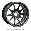 17" Black With Natural Face LA LACE Wheel by Konig Wheels LA77T04405 ...