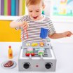 Hey! Play! BBQ Grill Toy Set - Pretend Play Kids Dinner Play Set ...