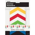 12ft Bold Polka Dot and Chevron Paper Flag Banner - Walmart.com