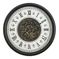 Yosemite Home Decor Large Metal Gear Wall Clock for Living Room ...