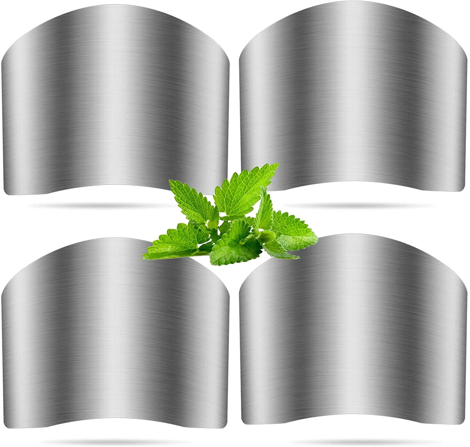 Finger Guards for Cutting Guards, 4 Pieces of Stainless Steel Finger ...