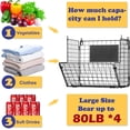 Basket 4-Tier Storage Basket Organizer With Kitchen Fruits Vegetables ...