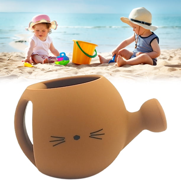 Kids Silicone Beach Toys Kettle Parent-Interactive Water Toys Kettle ...