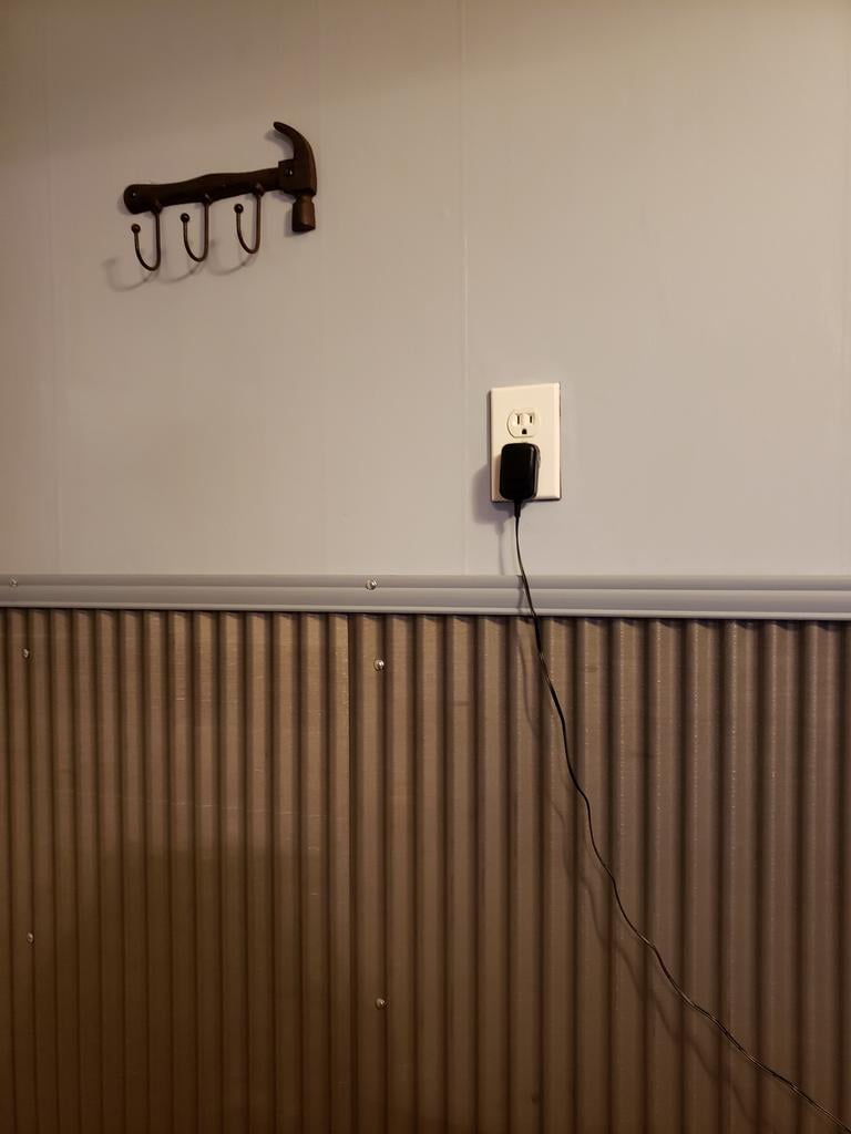 Corrugated Metal Wainscoting Wall Panels - Rusted - 36" Height ...