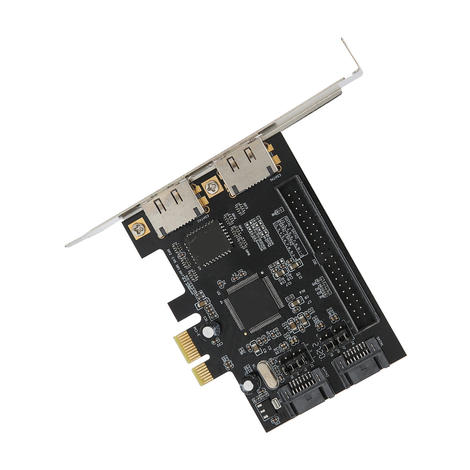 Tarjeta adaptadora PCIe a SATA ESATA IDE PCB Convertidor de red ...