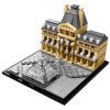 LEGO Architecture Louvre 21024, Paris Landmark Model, 695 Pieces ...