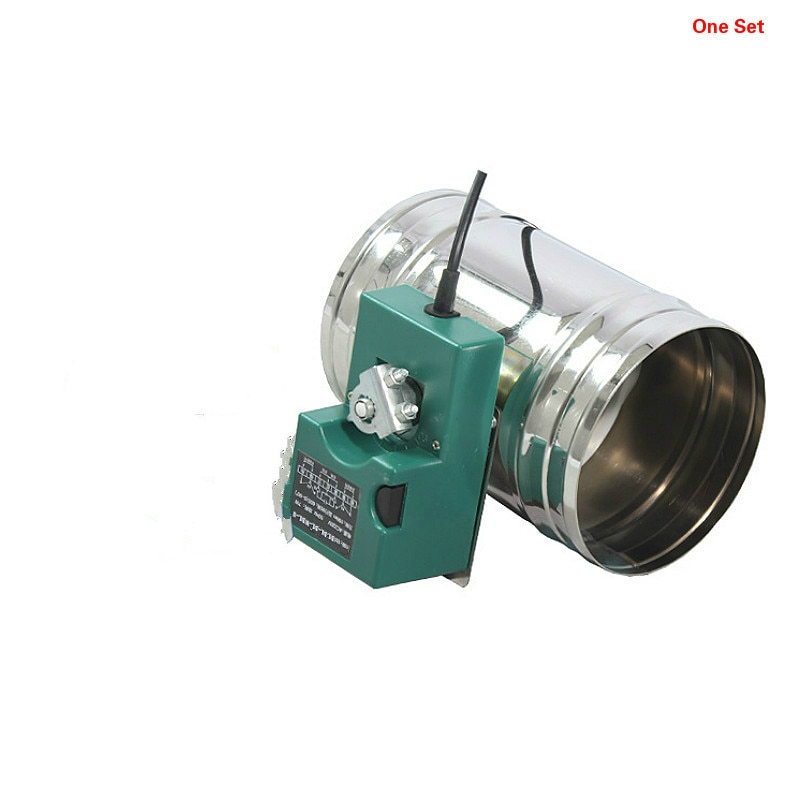 Motorized air damper electric air valve with 16Nm 60S Intelligent air ...