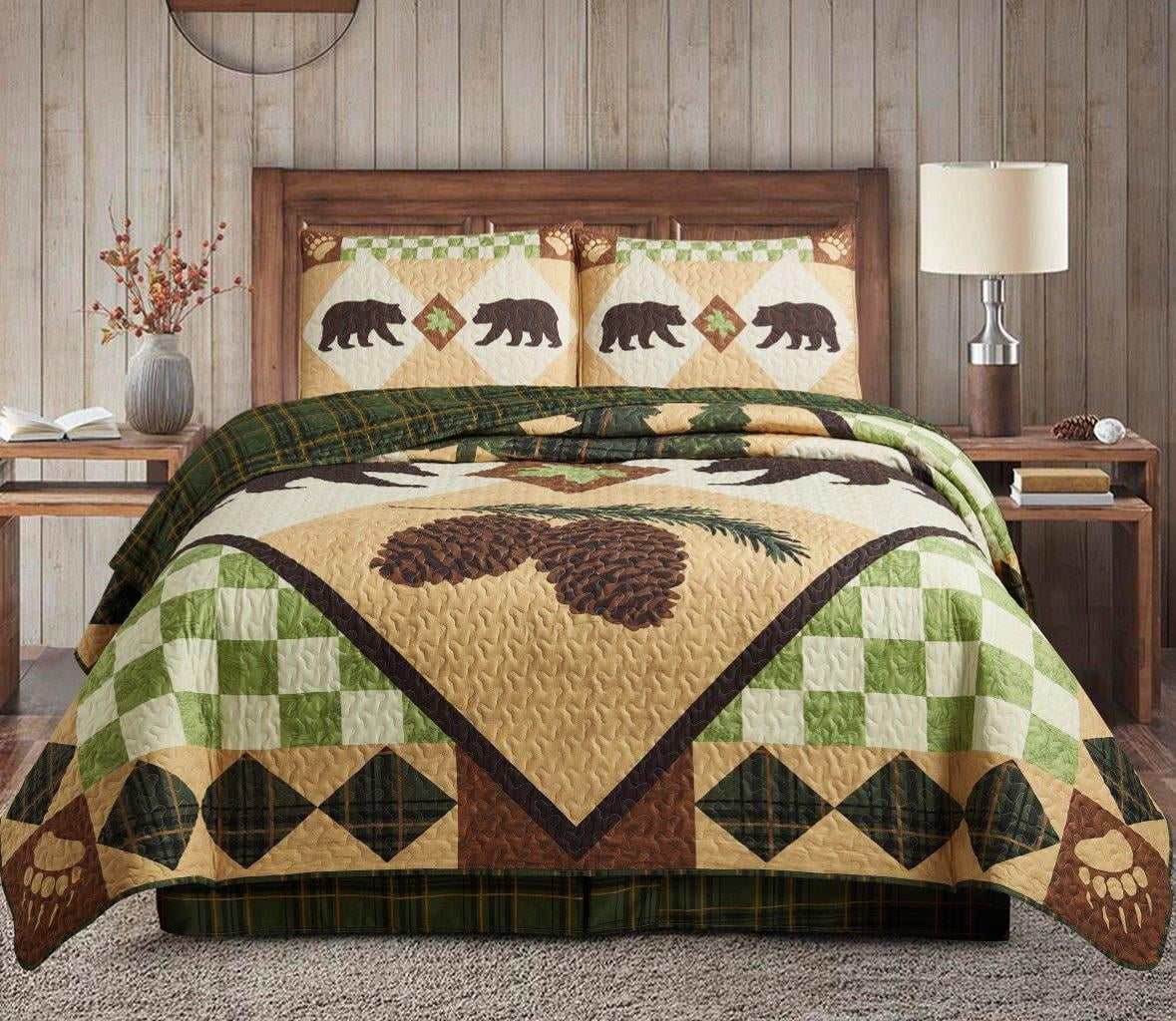 Virah Bella - Four Point Lodge - Lightweight Reversible 3-Piece Lodge ...