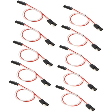 10x 15INCH SAE to SAE 2 Pin Quick Disconnect Harness,Connector Plug ...