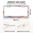 2-Pack Aluminum License Plate Frame with 2 Holes for Elliptical GM ...