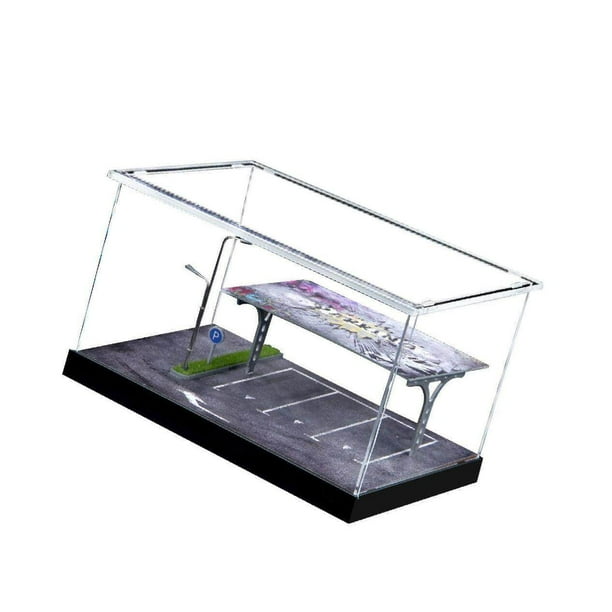 1/64 Scale Parking Lot Decoration Clear Acrylic Scale Parking Lot ...