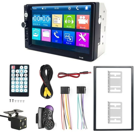 7 Inch Car MP5 Player Double Din Stereo BT Hands-Free Calling Support ...