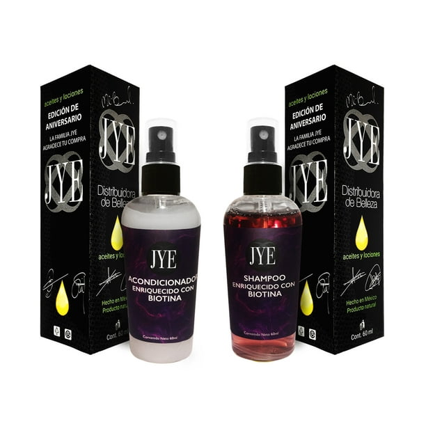 KIT BIOTINA (Incluye Shampoo y Acondicionador 60 ml c/u ) JYE Natural ...