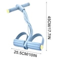 10 Tube Pedal Resistance Band with Handles, Full Body Strength Training ...