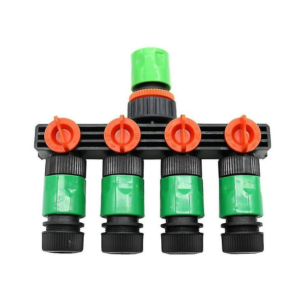 Garden 4 Way Valve Hose Splitter 1/2 Inch Hose Quick Connector ...