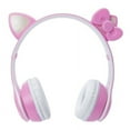 Sanrio Hello Kitty Wireless Bluetooth Headphones, Light-up Cat Ears ...