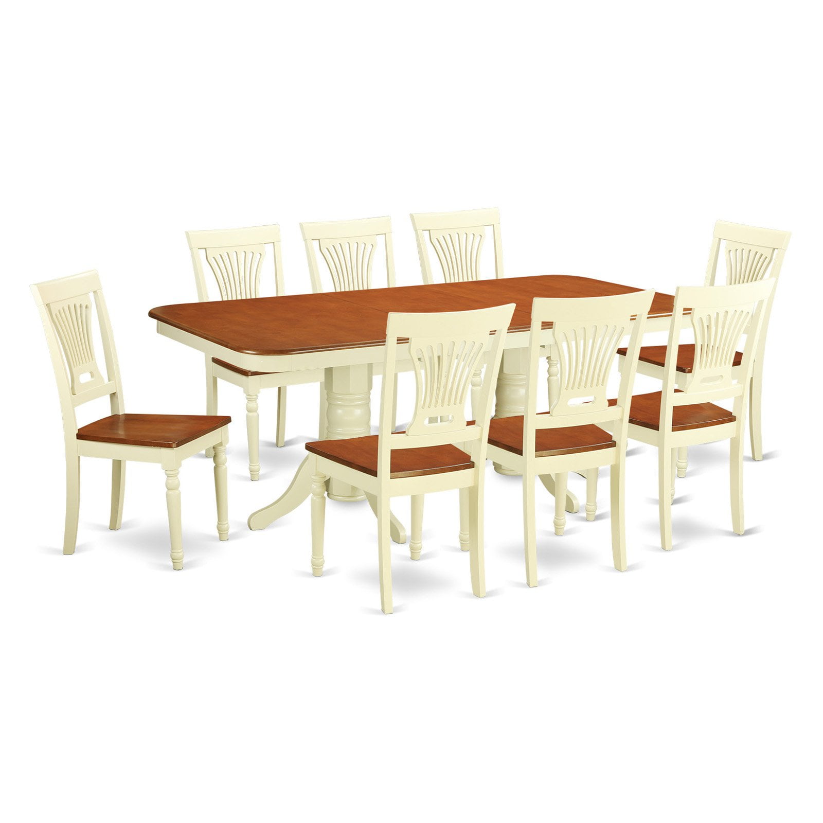 Kenley 9 Piece Dining Table Set with Plainview Chairs - Walmart.com