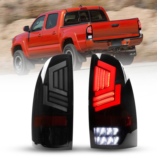 WINJET Tail Light Lamp Assembly For 2005-2011 Toyota Tacoma,LED Pair ...