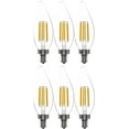 (6 bulbs) GE ultra bright LED 100 watt equivalent CA12 Daylight ...