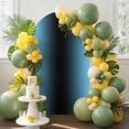 Arch Covers, Blue Black Ombre Arch Covers Stretchy Backdrop 4'x1.65 ...