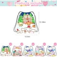 10 Packs Cinnamoroll Candy Drawstring Bag Drawstring Goodie Favor Bags ...