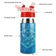 DND Dungeons And Dragons Kids Water Bottle with Straw Lid Insulated ...