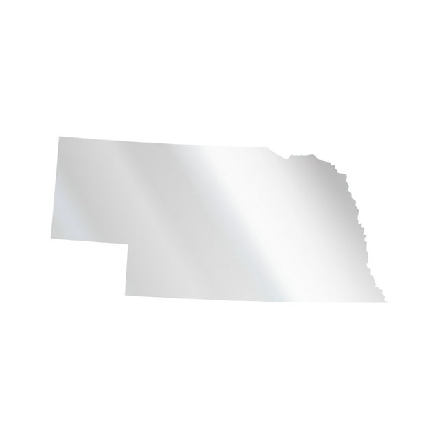 Nebraska Shaped Sticker Decal Die Cut - Self Adhesive Vinyl - Weatherproof - Made in USA - Many ...