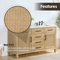 Altair Design Solana 60" Wood Vanity without Mirror in Weathered Fir ...