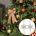 QBgugu Silver Snowflake Festival Hooks - Durable Reusable Metal Hangers ...