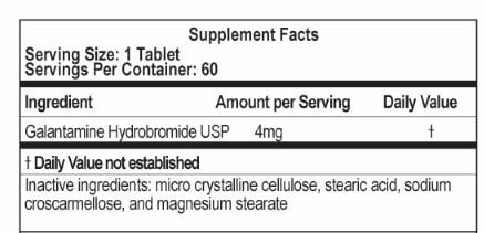 Buy Galantamine - Lucid Dreaming & Nootropic Supplement - 4 Mg - 60 ...